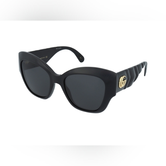 Gucci | Accessories | New Gucci Black Women Sunglasses Gucci Gg808s 00 ...